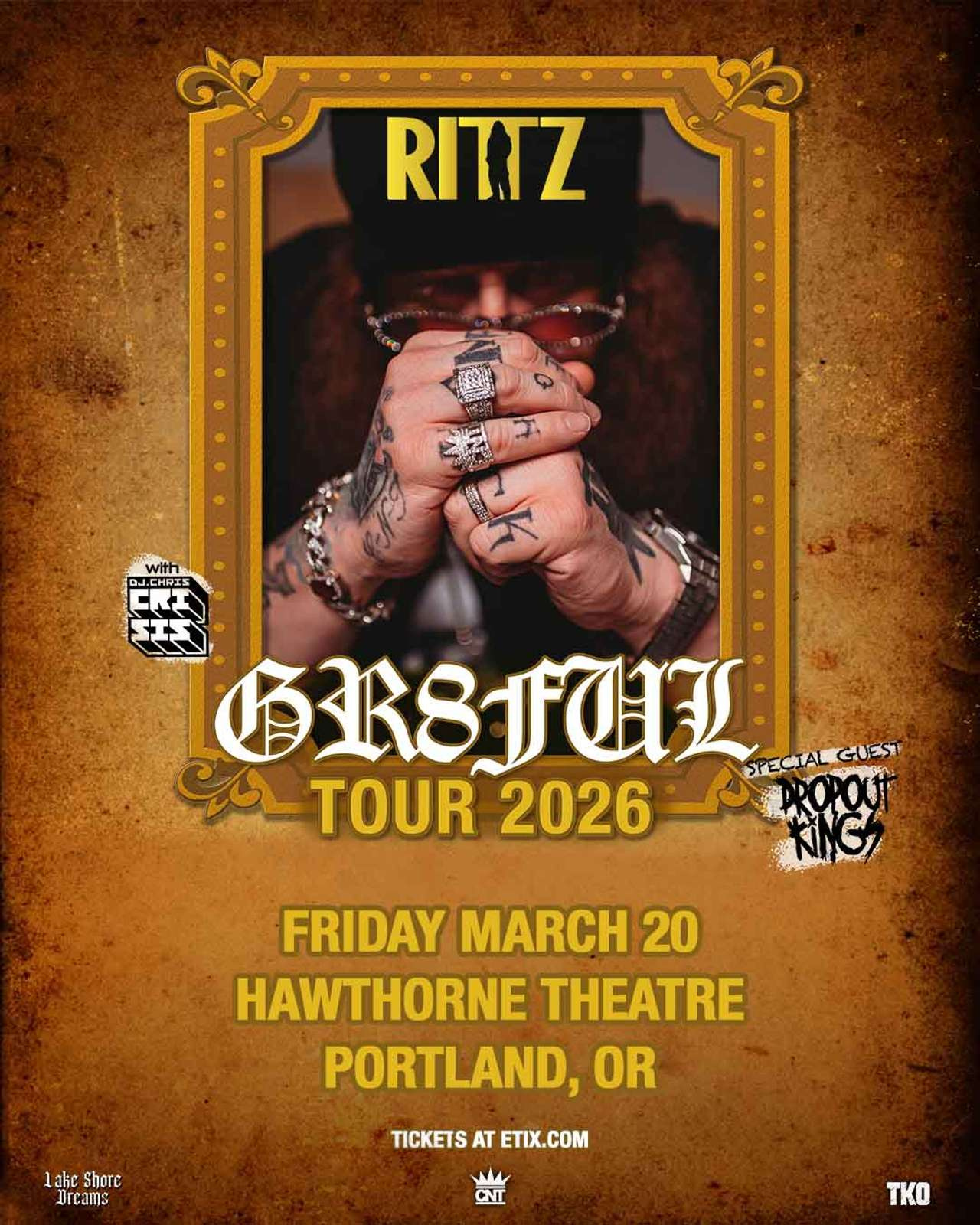 Rittz - Gr8ful Tour | Cascade Tickets